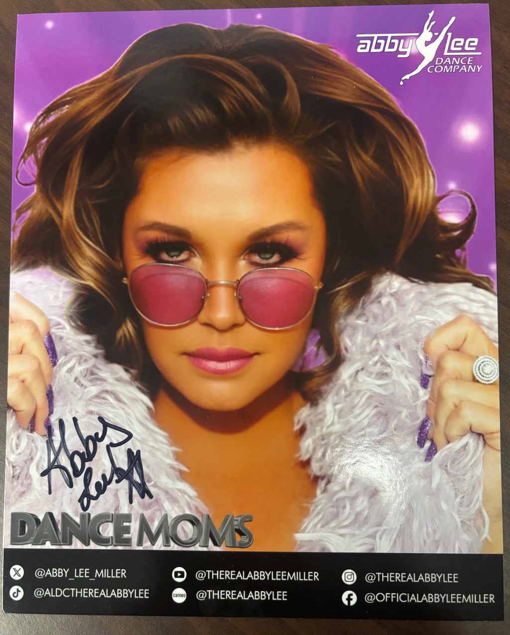 BRAND NEW-Signed Photo of Abby Lee ALDC 8X10 – Abby Lee Dance Company