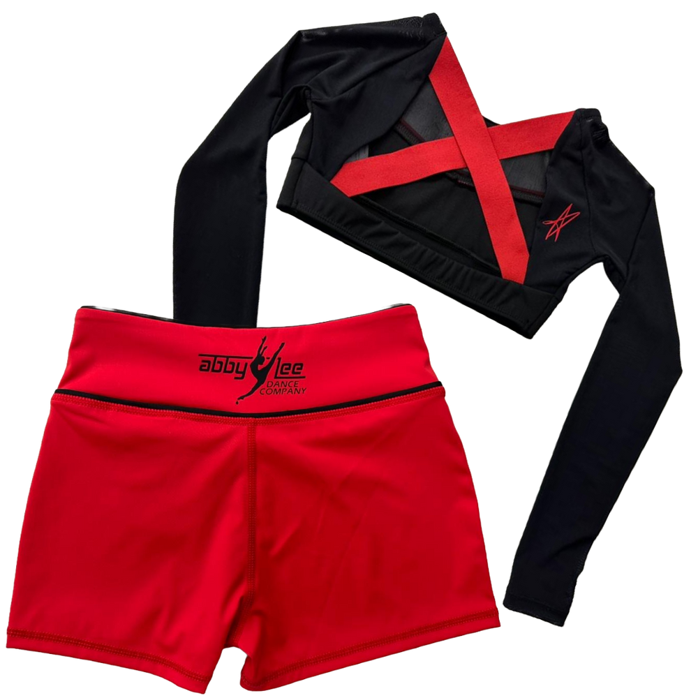 ALDC WORLDWIDE SASSY SHORTS & TOP SET – Abby Lee Dance Company